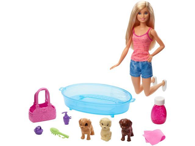 Click here for Barbie Doll/Pets - Puppy Bath Time playset prices