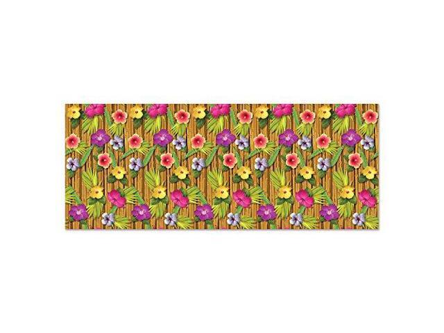 Click here for Beistle 52128 Luau Backdrop 4 x 30 Multicolored prices