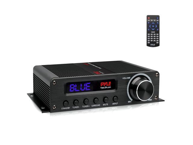 Pyle 5.1-Channel Wireless Bluetooth Amplifier With Hdmi Output  Fm Radio  & Digital Led Display  100 Watt - Black
