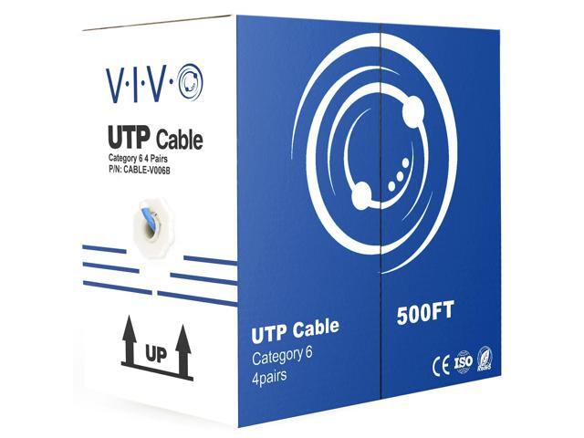 Click here for VIVO Blue 500ft bulk Cat6 Ethernet Cable / Wire UT... prices