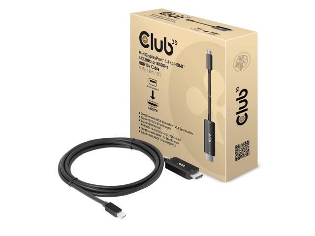 Click here for Club 3D CAC-1187 MiniDisplayPort 1.4 to HDMI 4K120... prices