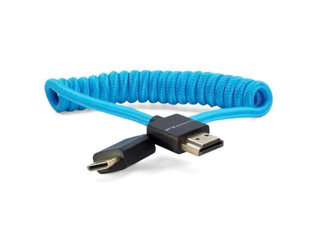 Click here for KONDOR Blue 4K Mini HDMI Thin Coiled Braided Cable... prices