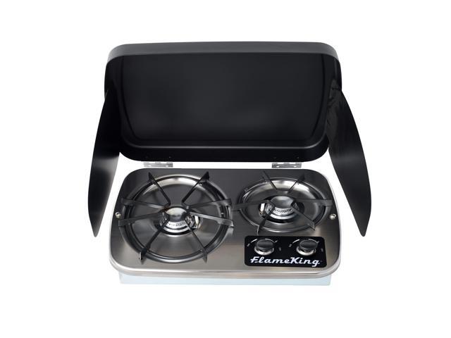 Click here for Flame King YSNHT600 2-Burner Built-in RV Cooktop P... prices