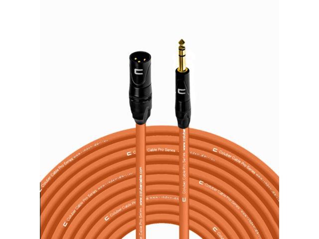 Click here for Balanced XLR Cable Male to 1/4 TRS - 150 Feet Oran... prices