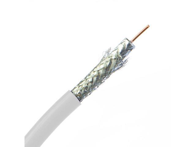 Click here for Bulk RG6U Coaxial Cable  White  18 AWG Pure Copper... prices