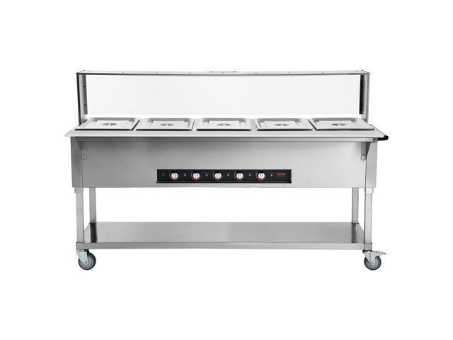Click here for Vevor 5-Pan Commercial Food Warmer  5 X 20.6Qt Ele... prices