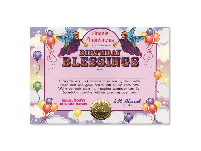Click here for Birthday Blessings Certificate prices