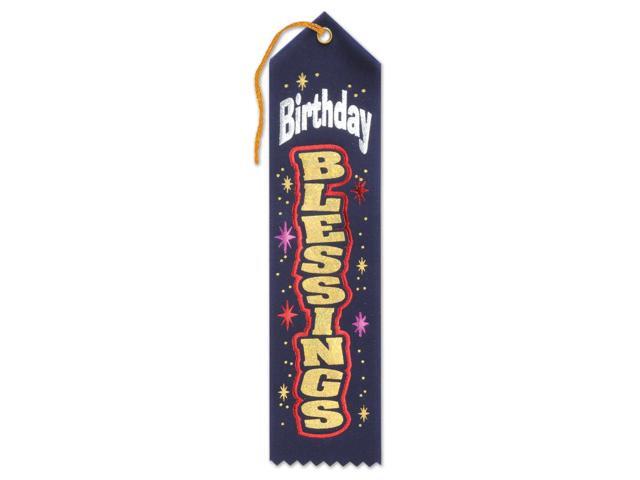 Click here for Navy Birthday Blessings Ribbon prices