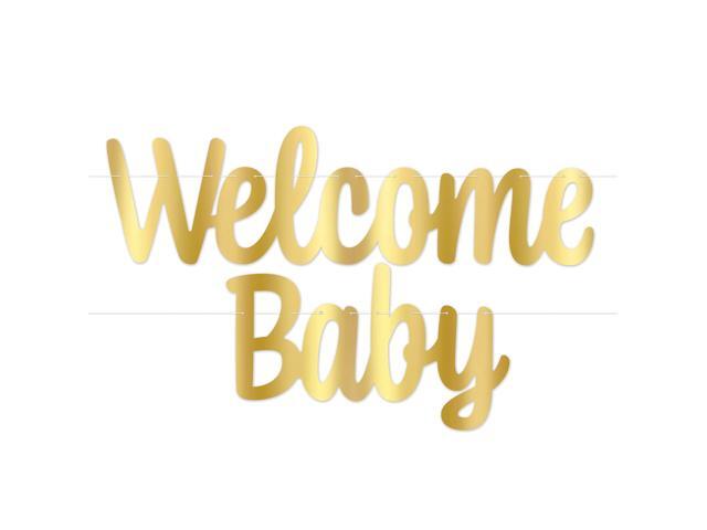 Click here for Foil Welcome Baby Streamer prices