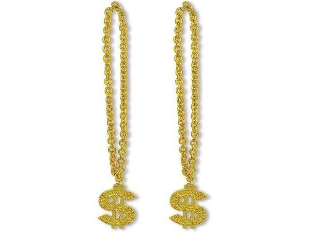 Click here for Gold Chain Beads With $ Medallion - Elegant And St... prices