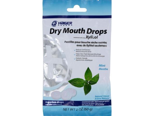Click here for Hager Pharma Dry Mouth Drops - Mint - 2 oz prices