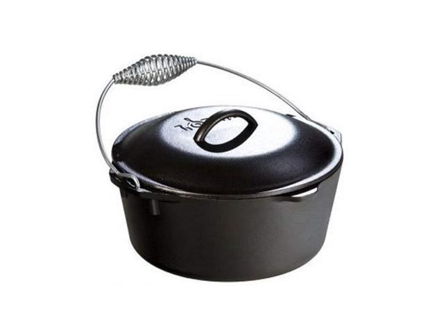 Click here for Lodge 5 Quart Pre-Seasoned Cast Iron Dutch Oven wi... prices