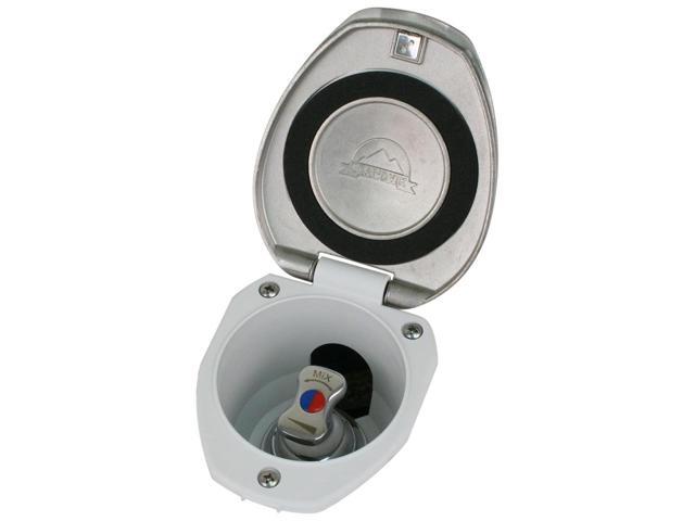 Click here for Scandvik Recessed T-Handle Mixing Valve - SS w/Whi... prices