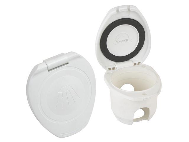 Click here for Scandvik Replacement White Cup & Cap f/Recessed Sh... prices