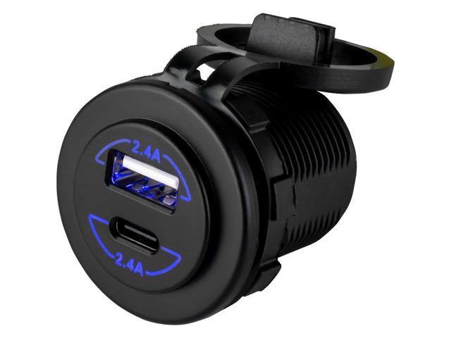 Click here for Sea-Dog Round Dual USB & USB-C Power Socket prices