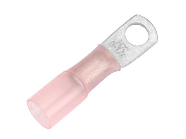 Click here for Pacer 8 AWG Heat Shrink Ring Terminal - 1/4 Stud S... prices