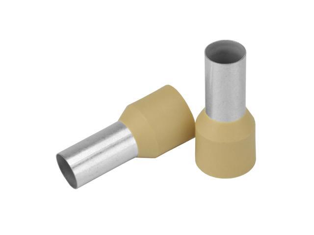 Click here for Pacer Beige 2 AWG Wire Ferrule - 16mm Length - 10... prices