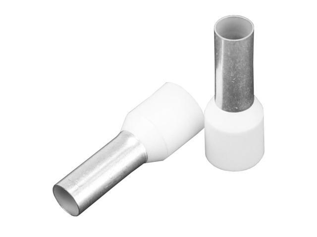 Click here for Pacer Ivory 8 AWG Wire Ferrule - 12mm Length - 10... prices