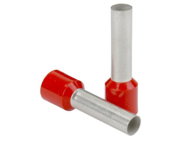 Click here for Pacer Red 16 AWG Wire Ferrule - 8mm Length - 25 Pa... prices