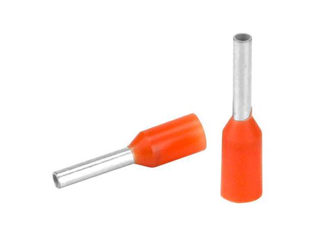 Click here for Pacer Orange 20-22 AWG Wire Ferrule - 6mm Length -... prices