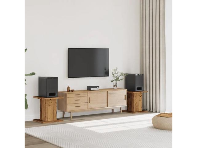 Click here for Vidaxl Speaker Stands 2 Pcs Old Wood 11.8X11.8X15.... prices