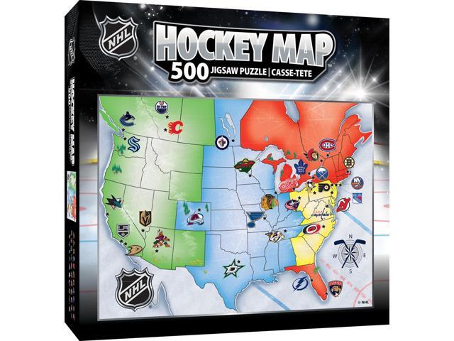 Click here for NHL Hockey Map Puzzle 500 Piece 2023 prices