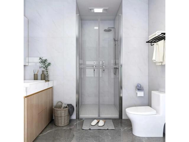 Click here for vidaXL Shower Door Clear ESG 37.8x74.8 prices