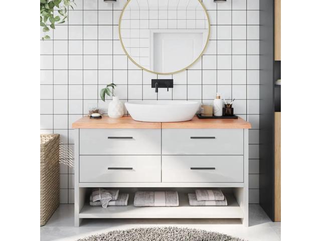 Click here for vidaXL Bathroom Countertop Light Brown 55.1x23.6x(... prices