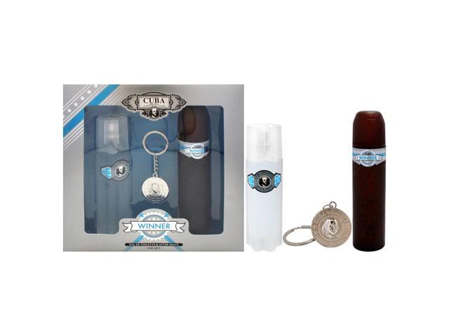 Click here for Cuba Winner by Cuba for Men - 3 Pc Gift Set 3.3oz... prices