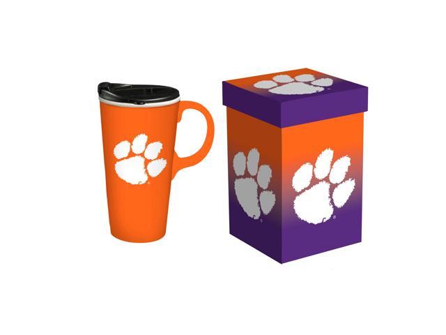 Click here for Clemson Tigers Drink 17oz Travel Latte Boxed prices