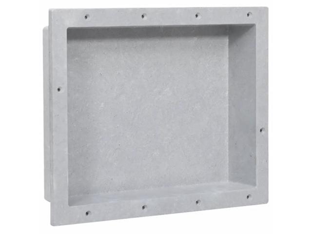 Click here for vidaXL Shower Niche Matt Gray 16.1x20.1x3.9 prices