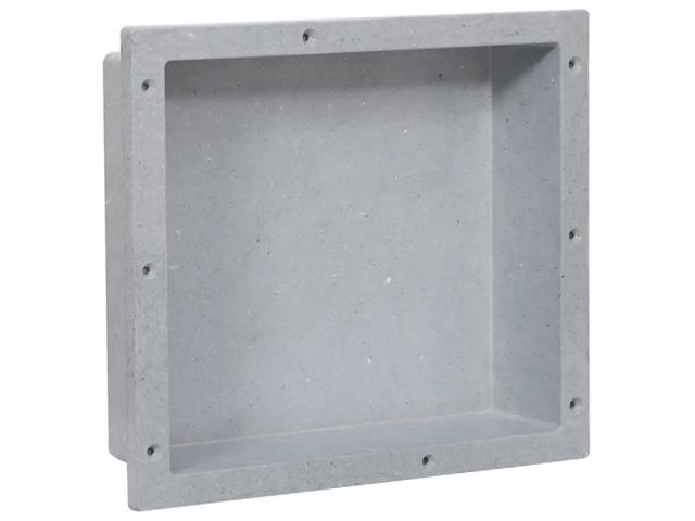 Click here for vidaXL Shower Niche Matt Gray 16.1x14.2x3.9 prices