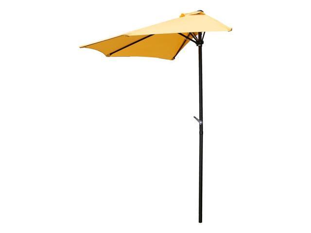 Click here for 9-Foot Half Round Wall Hugger Umbrella prices