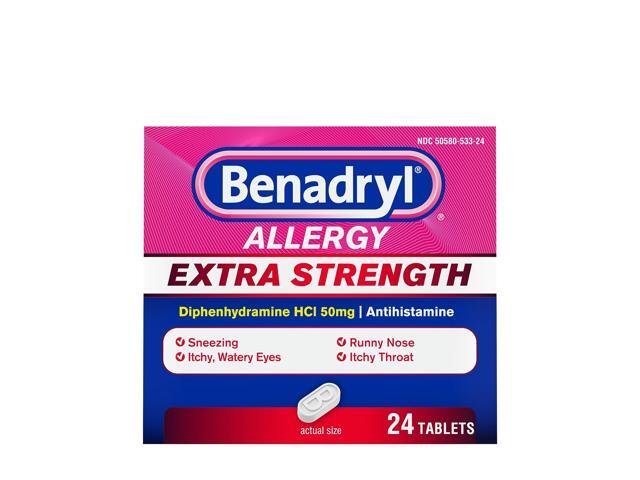 Click here for Benadryl Extra Strength Allergy Relief  50mg Diphe... prices