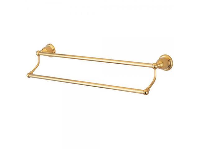 Click here for HERITAGE 24 DUAL TOWEL BAR-Polished Brass Finish prices