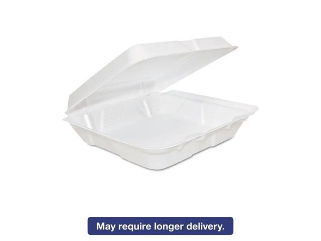 Click here for Foam Hinged Lid Containers  8 x 8 x 2 1/4  White... prices