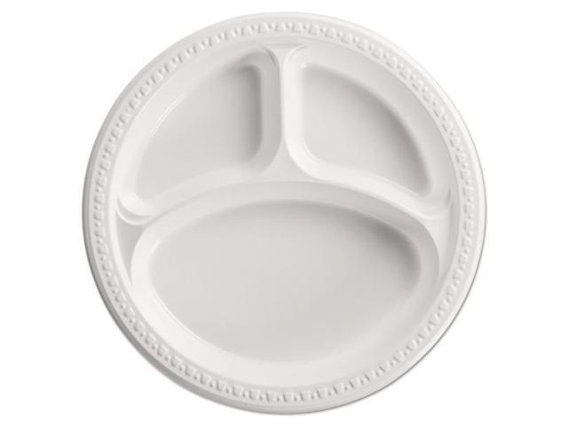 Click here for Heavyweight Plastic 3 Compartment Plates 10 1/4 Di... prices
