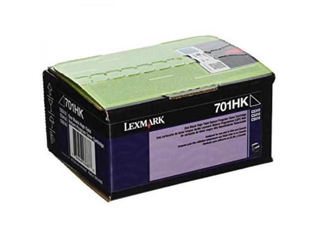 Click here for Lexmark 70C1HK0 701HK CS310  CS410  CS510 Black Hi... prices