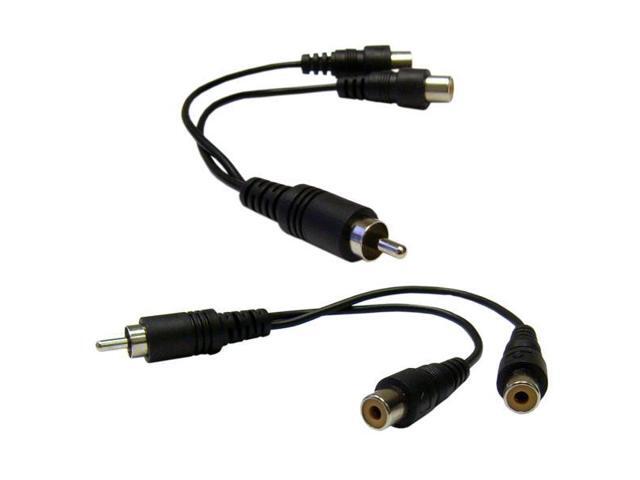 Click here for Cable Wholesale 2 Female / 1 Male RCA adapter 6 in... prices