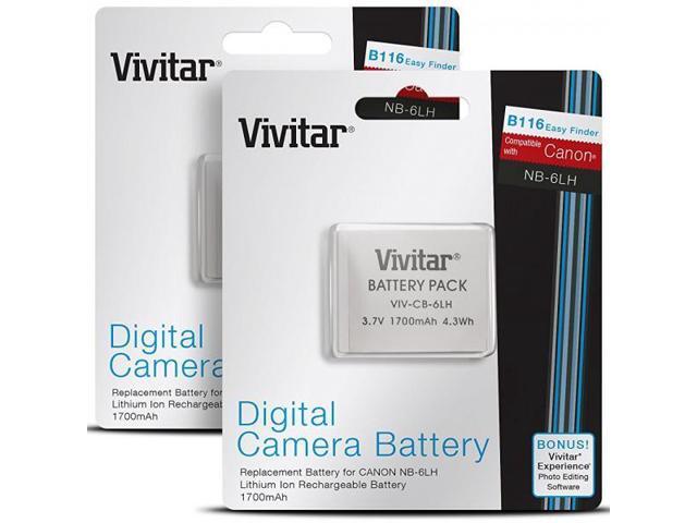 Click here for (2 Pack) Vivitar NB-6L / NB-6LH Batteries for Sele... prices