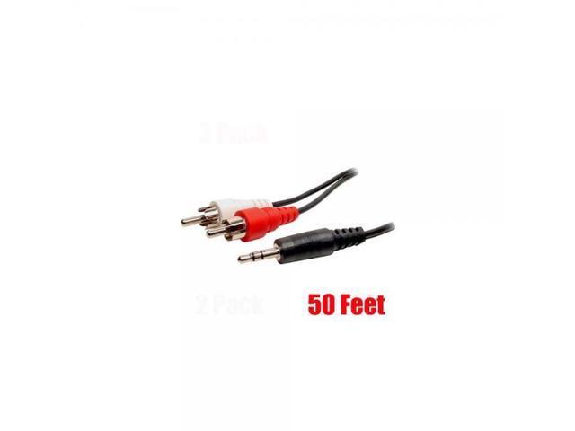 Click here for iMBAPrice 50 Feet 3.5mm Stereo Male to Two RCA Mal... prices