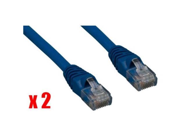 Click here for iMBAPrice (Pack of 2) Blue 25 Feet CAT5e RJ45 Patc... prices