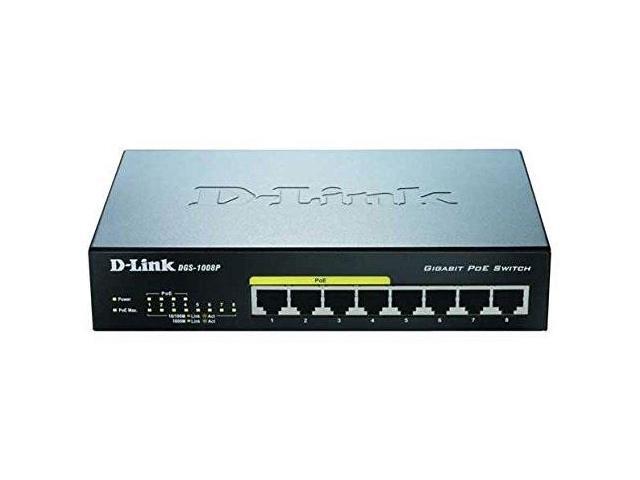 Click here for D-Link DGS-1008P 8-Port Gigabit Unmanaged Desktop... prices