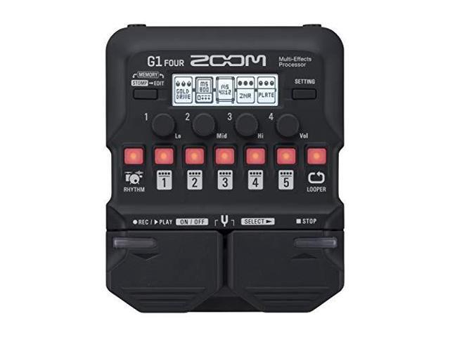 Click here for zoom electric guitar multi effect g1 four prices