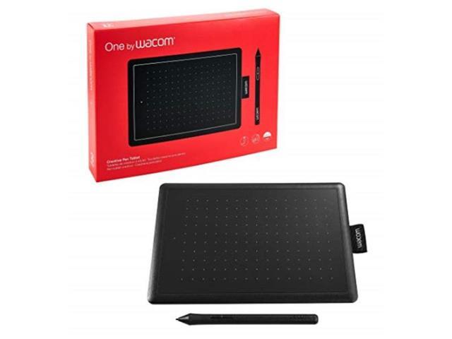 One by Wacom - Graphic Drawing Tablet for Beginners  Small Black & Red  Compatible with Windows and Mac