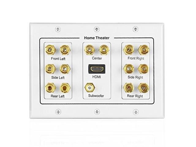 Click here for tnp home theater speaker wall plate outlet 7.1 sur... prices