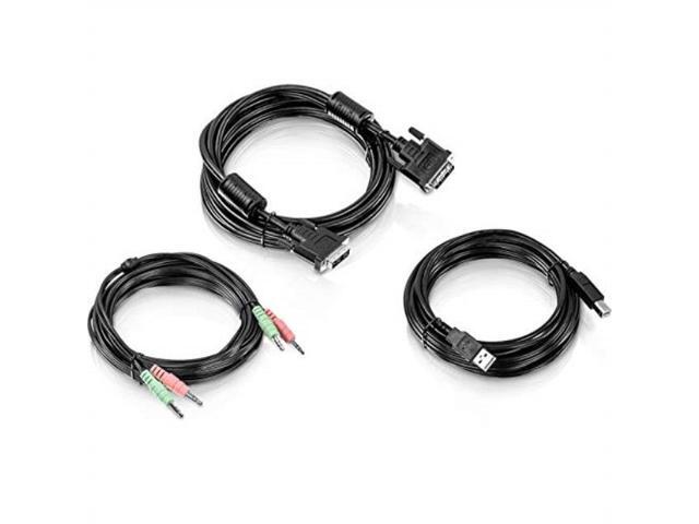 Click here for TRENDnet 15 ft. DVI-I  USB  and Audio KVM Cable Ki... prices