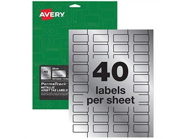 Click here for avery permatrack metallic asset tag labels  3/4 x... prices