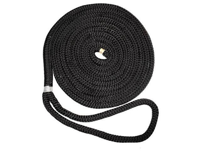 Click here for New England Ropes Double Braid Dock Line - Black -... prices