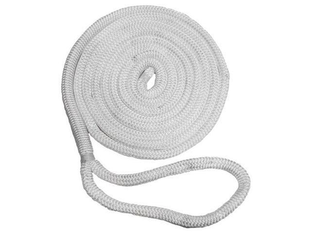 Click here for New England Ropes Double Braid Dock Line - White -... prices